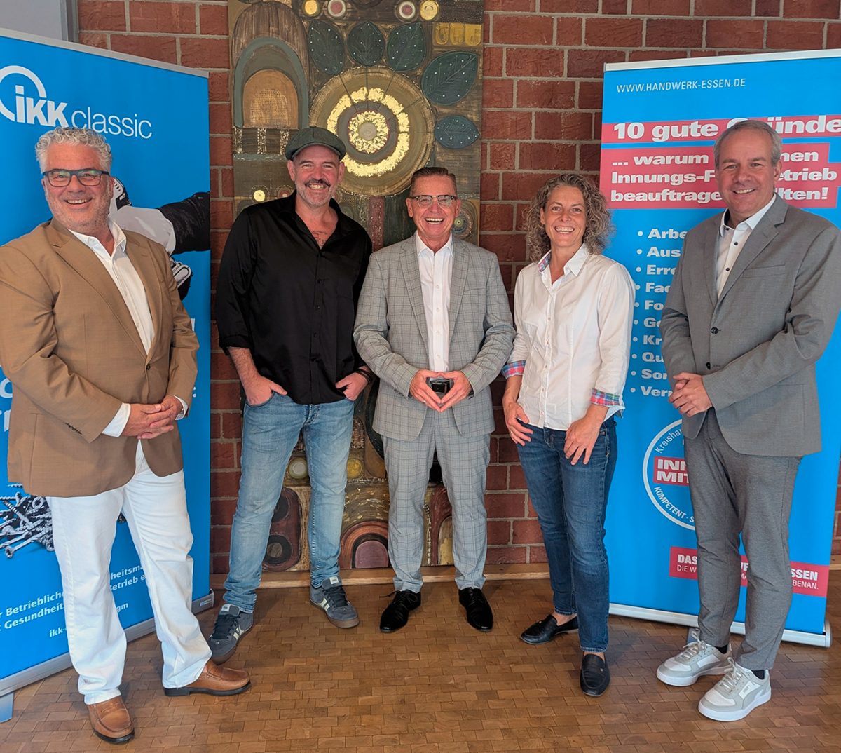 Glückliche Gesichter - Doc Esser zu Gast beim Essener Handwerk ...